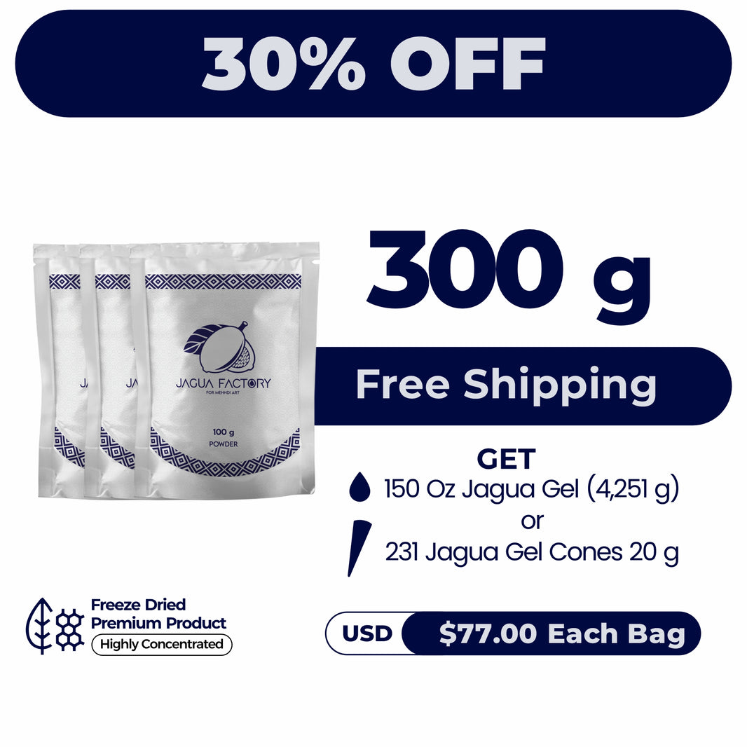 Highest & Freshest Quality of Jagua Ink, Powder & Gel - Jagua Factory